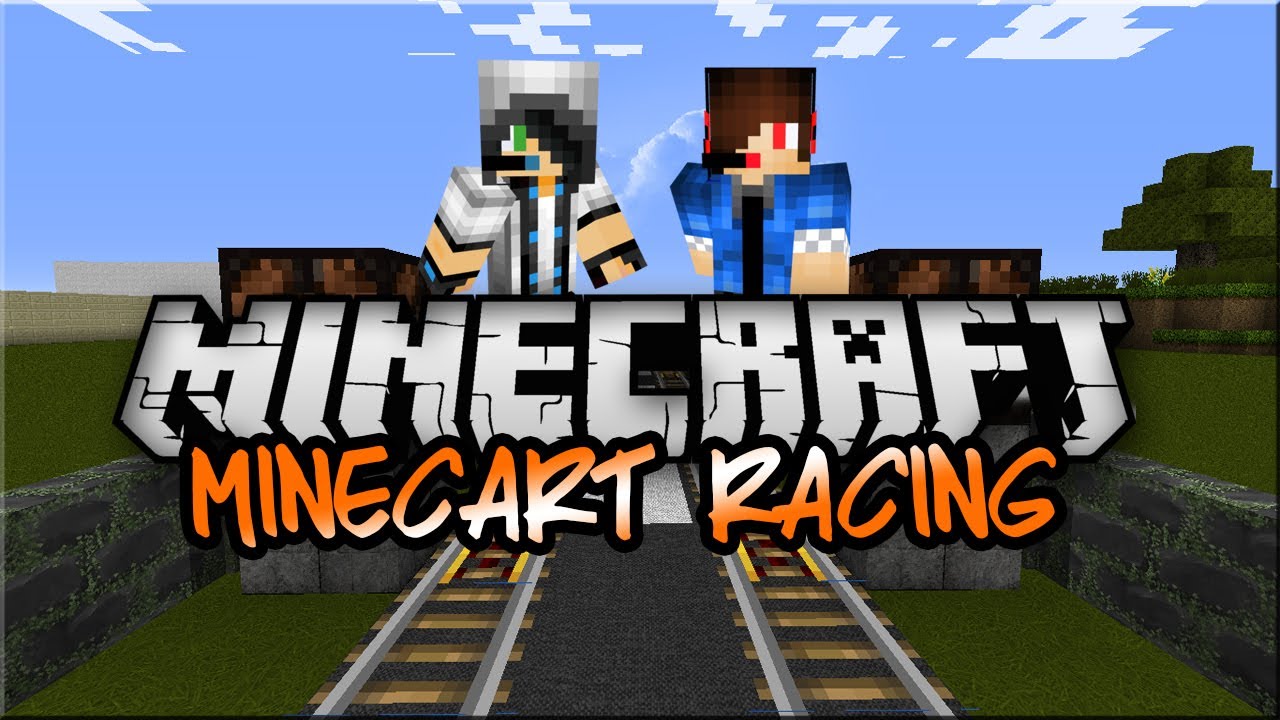 Minecraft : Minecart Racing - YouTube