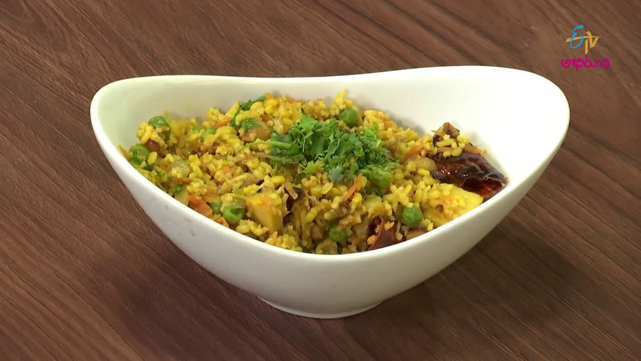 Pesara pappu korra biyyam upma | Quick Recipes | ETV Abhiruchi - YouTube