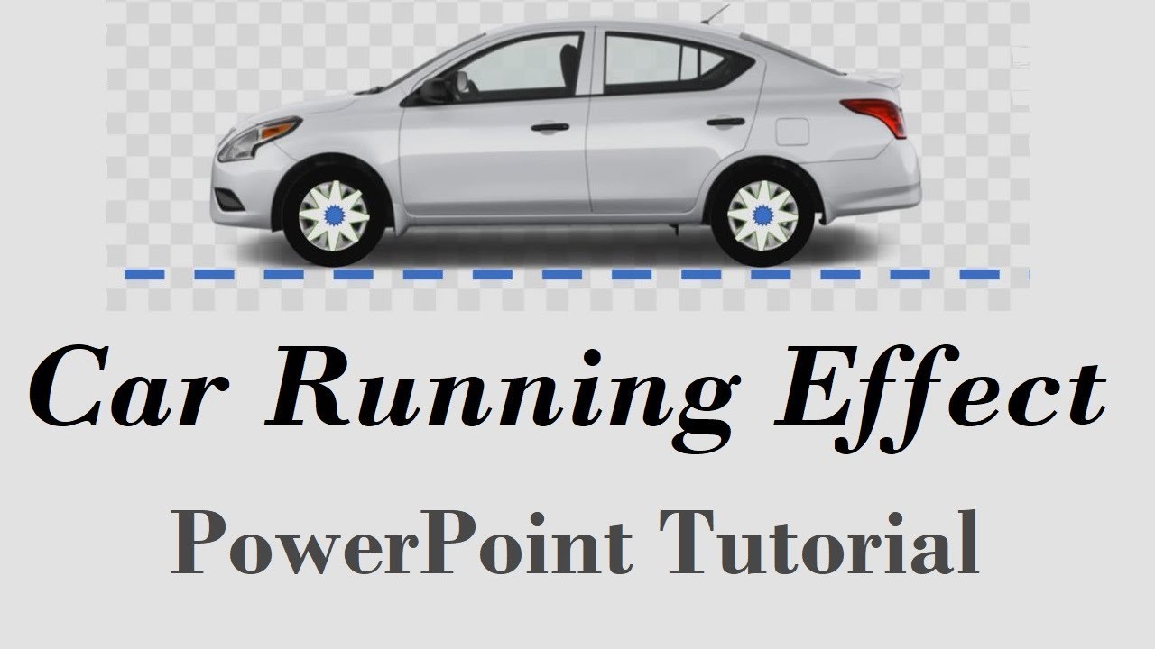 How to Make Car Running Effect Using PowerPoint - YouTube