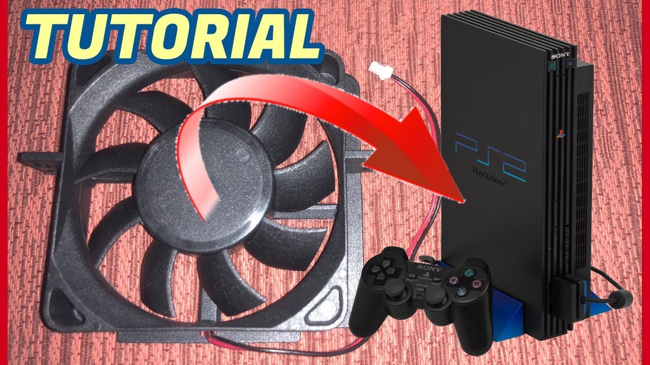TUTORIAL Ps2 Fat SCPH 30004: SUSTITUIR VENTILADOR + FILTRO de MALLA ...