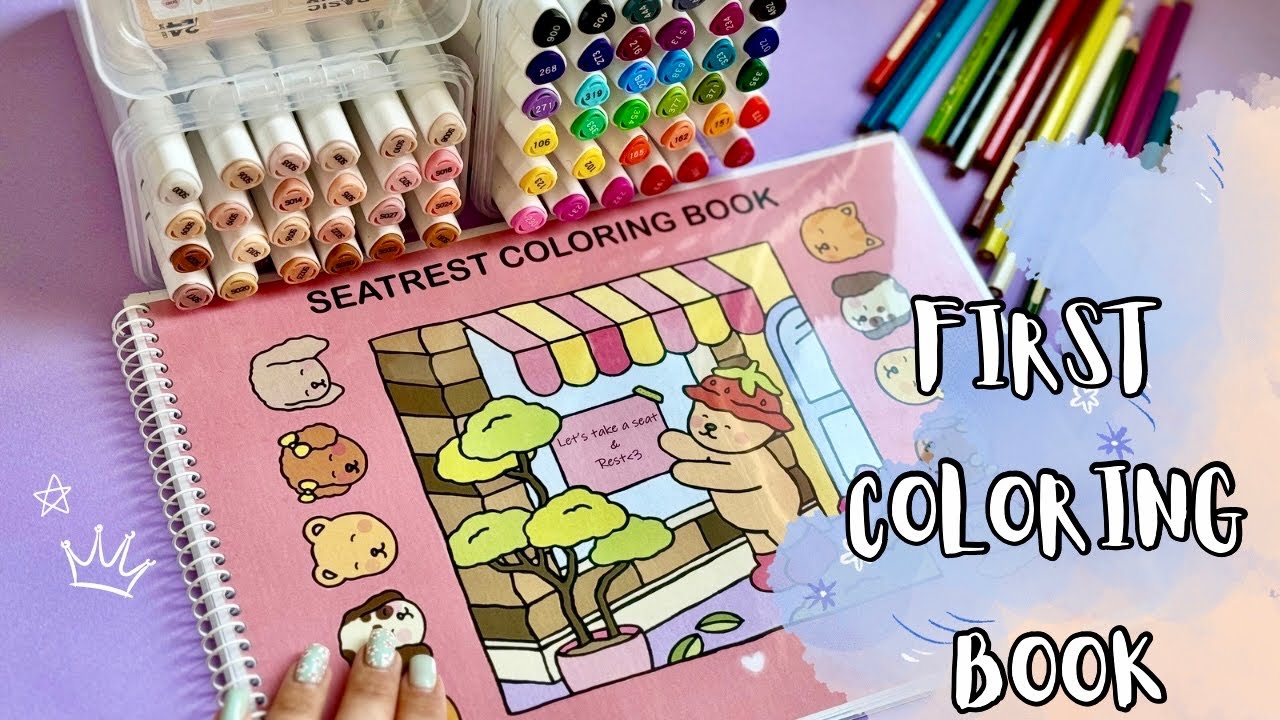 📦 ASMR Unboxing Coloring Book I Relaxing Sounds - YouTube