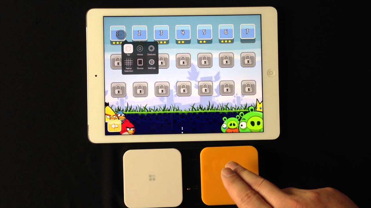 Angry Birds with iOS 7 Switch Control - YouTube