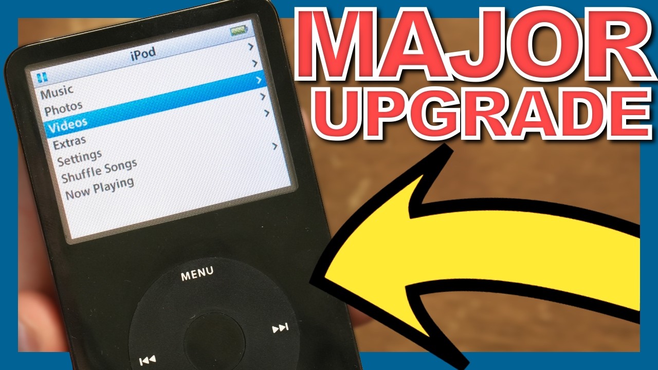 I upgraded EVERY component in my iPod - YouTube
