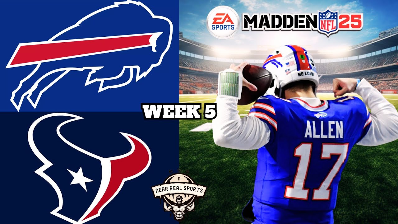 BILLS vs. TEXANS | NFL Week 5 | MADDEN 25 PREDICTIONS - YouTube