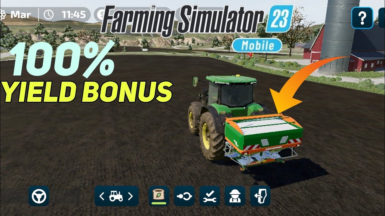 USE FERTILIZER SPREADER in FS 23 ! Farming Simulator 23 timelapse #fs23 ...