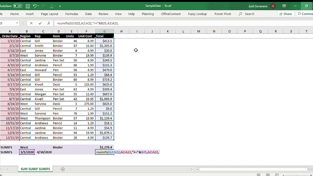 SUMIFS With Date Range As Criteria Advanced Excel YouTube sumifs-with-date-range-as-criteria-advanced-excel-youtube