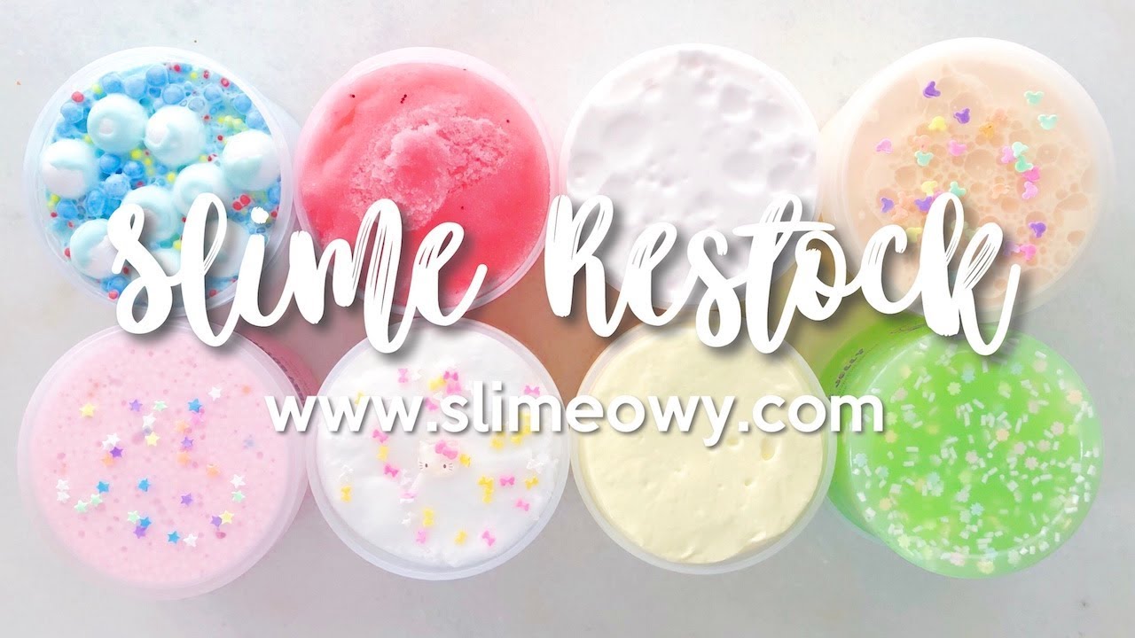 SLIME RESTOCK: NEW CAKE POP, FLOAM, THICKY, & ICEE HYBRID! May 11th ...