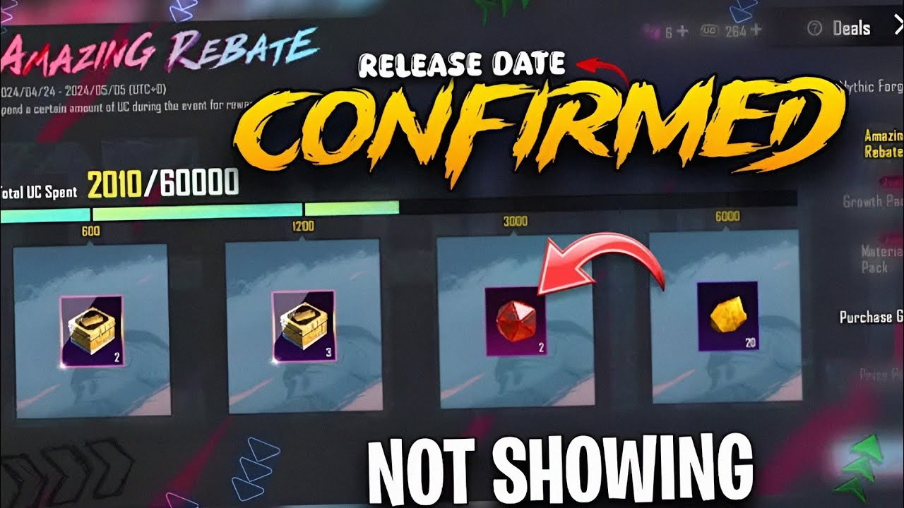 Next Amazing Rebate Confirm New Release Date PUBGM | Amazing Rebate ...