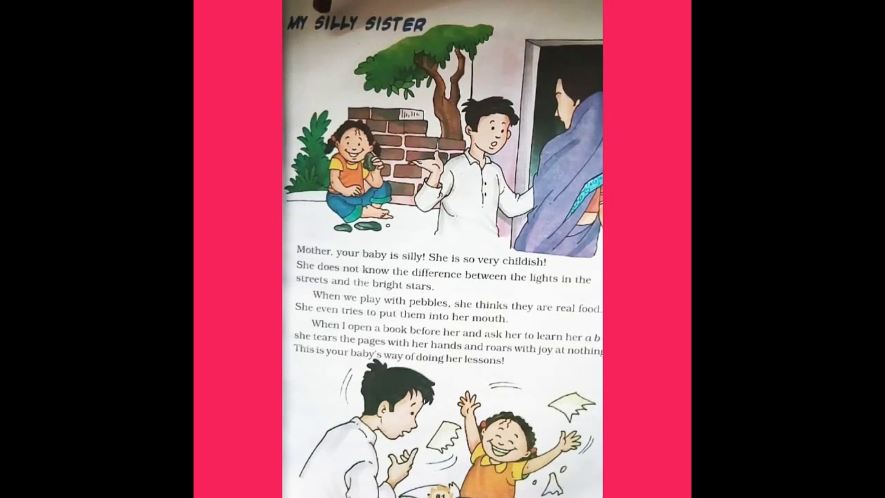 My Silly Sister class 3 in Malayalam unit 8 English Story cbse ncert kv my-silly-sister-class-3-in-malayalam-unit-8-english-story-cbse-ncert-kv