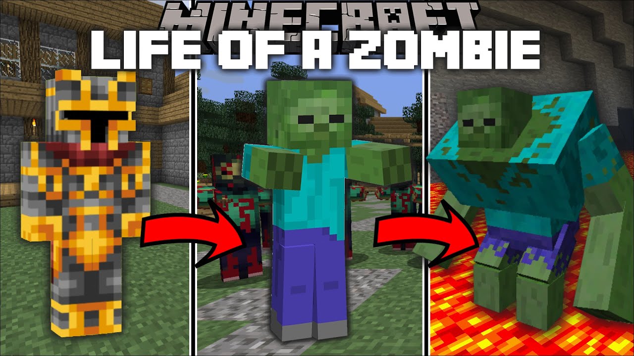 Minecraft LIFE AS A ZOMBIE MOD / MUTATED CREATURES ROAM FREE IN OUR ...