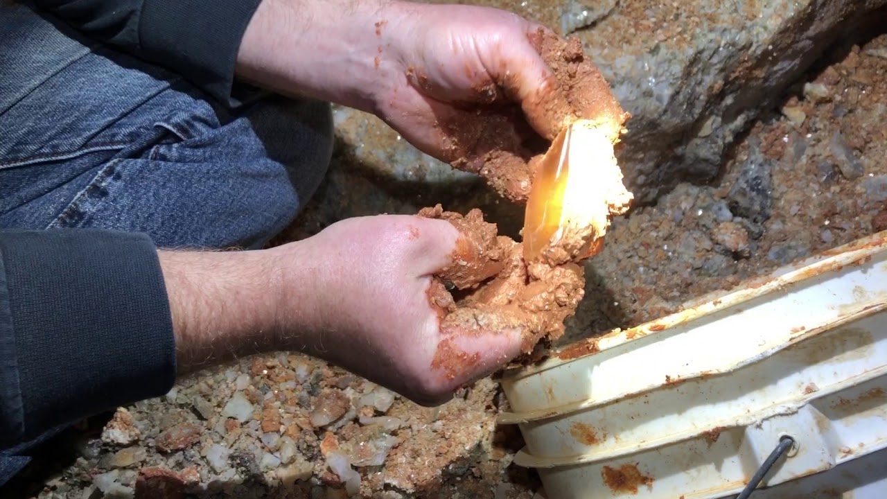 Oceanview Mine Digging a pocket 2-7-19 Part1 - YouTube