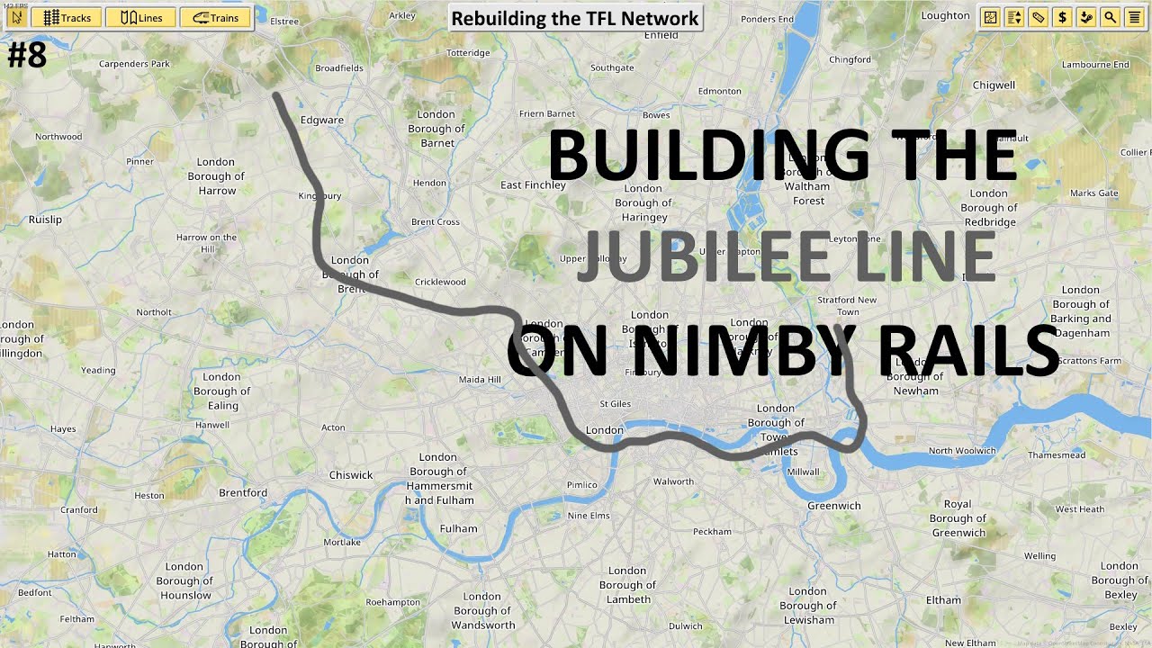 Jubilee Line!! - Rebuilding the London Underground (NIMBY Rails) - YouTube