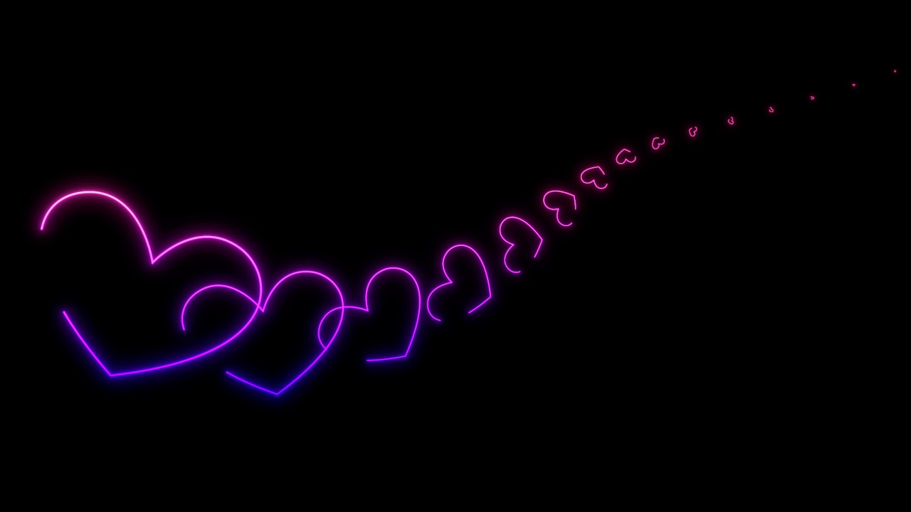 Overlay. Glowing Love Hearts. Glow Effect. Glow Overlay. Love Heart ...