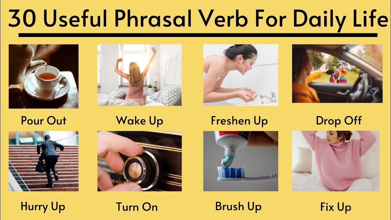 Phrasal Verb For Daily Life | 30 Phrasal For Every day Life | English ...