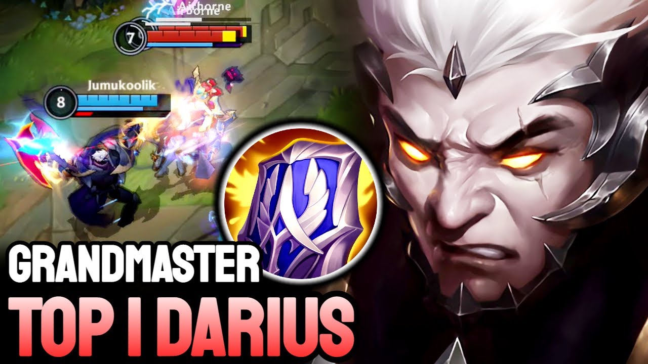 WILD RIFT DARIUS - TOP 1 DARIUS GAMEPLAY - GRANDMASTER RANKED - YouTube