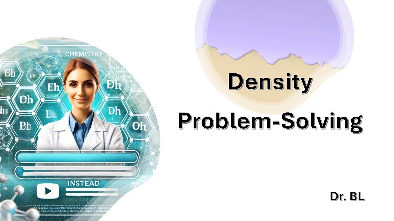 Density - Problem Solving (Matter and Measurements) - YouTube