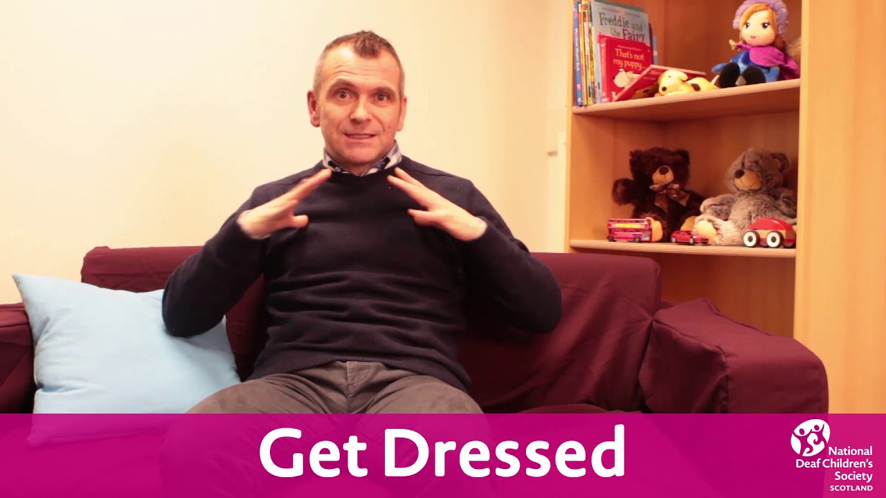 British Sign Language (Scotland) for daily routines - YouTube