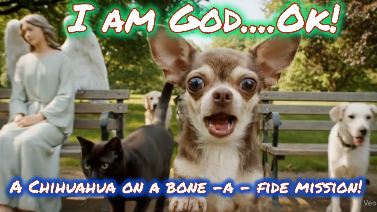 A Chihuahua dog thinks he's God and has a cat bodyguard. A Dog on a ...