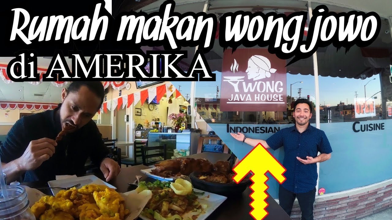 Warung penyetan di Amerika [los angeles ] - Wong java house - YouTube