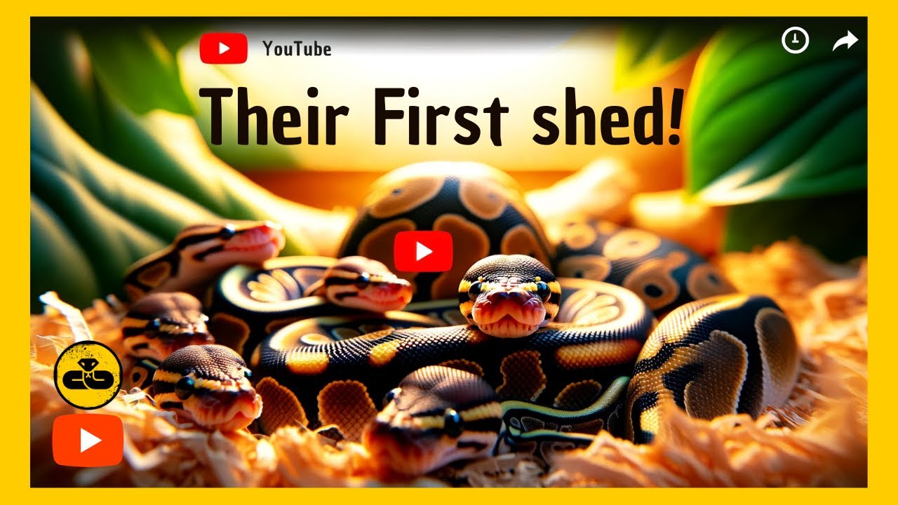 Fresh sheds on these DH DG Pied baby ball pythons! - YouTube