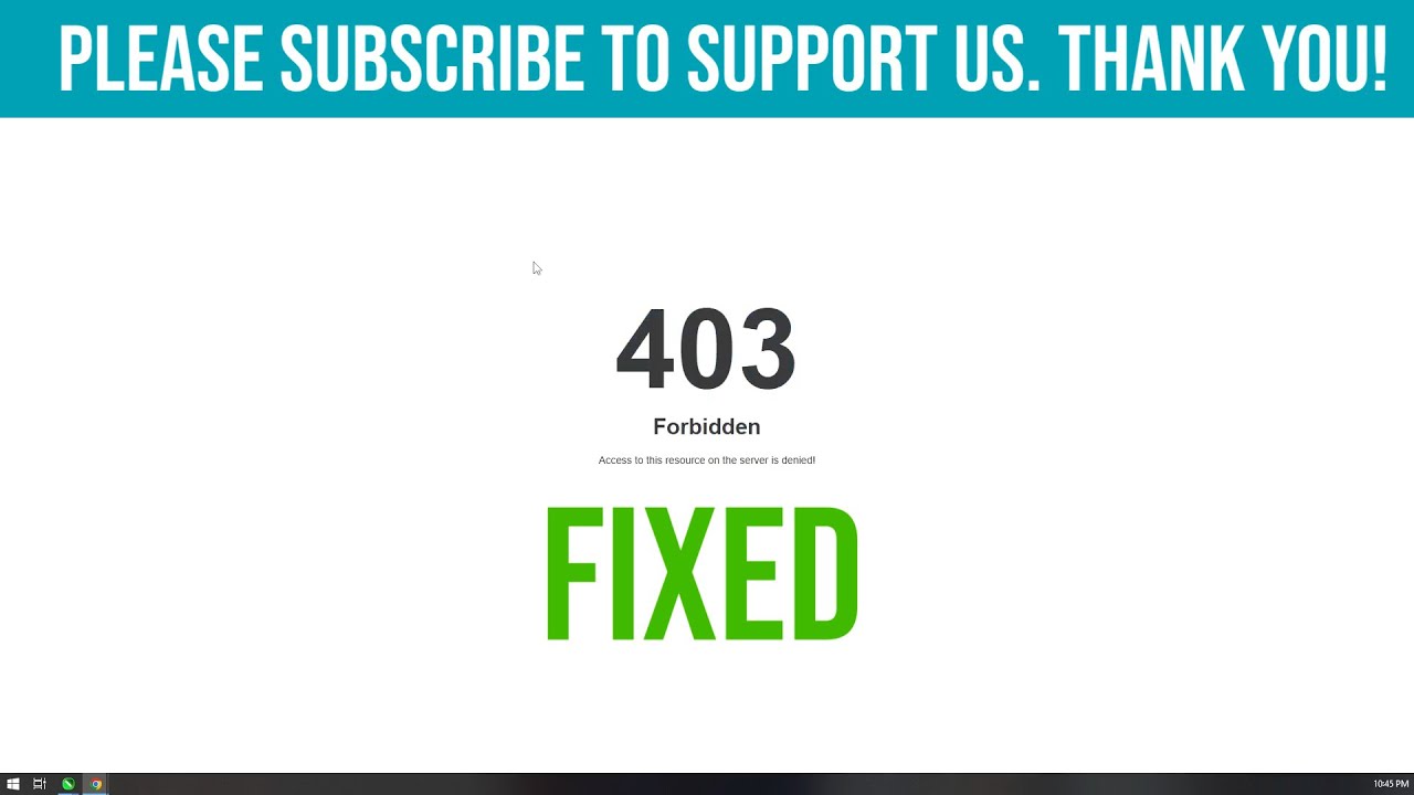 Fixing the WordPress "403 Forbidden" Error in 2025 - YouTube