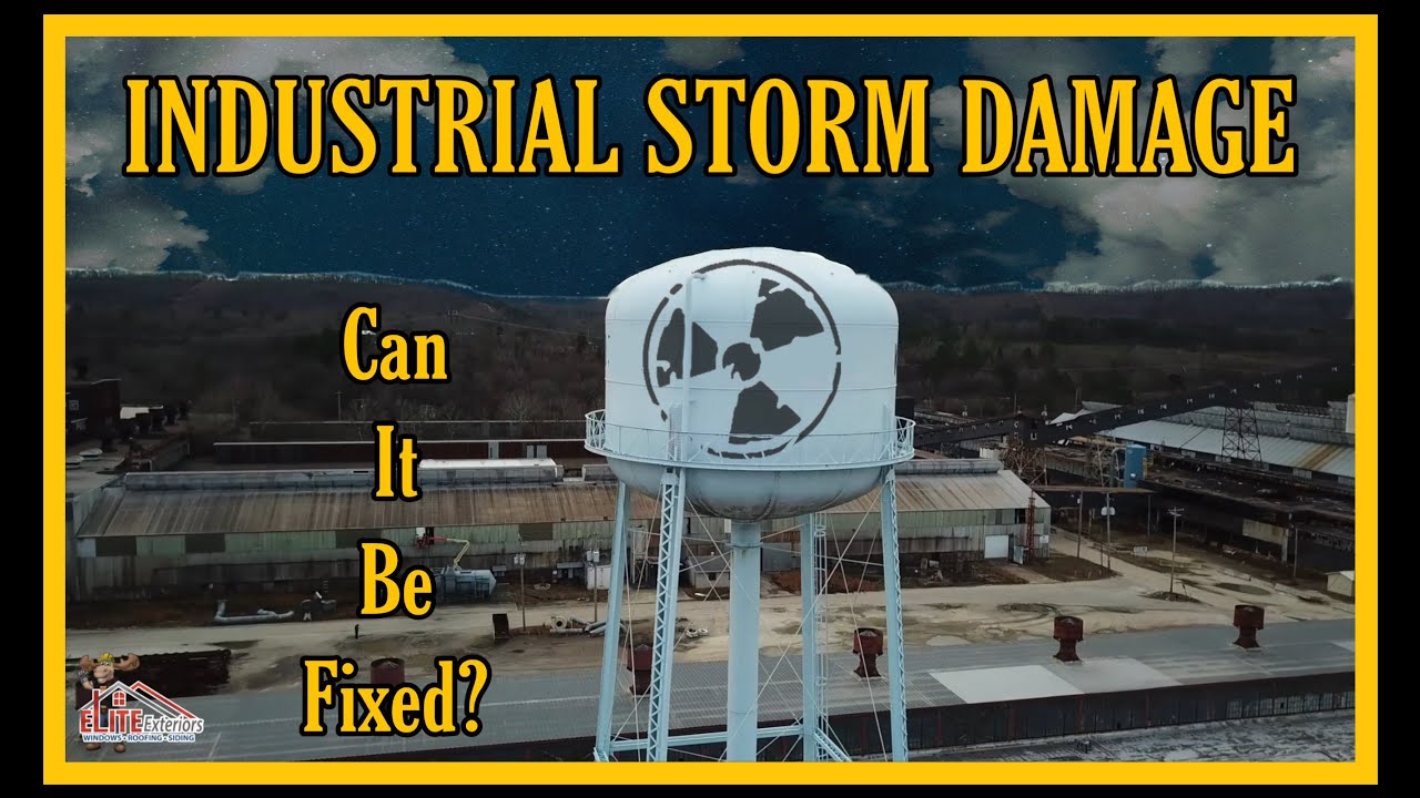 Industrial Factory Storm Damage Repair - YouTube