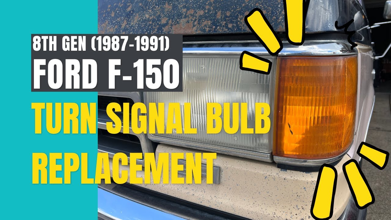 8th Gen Ford F150 Turn Signal Light Bulb Removal and Installation - YouTube