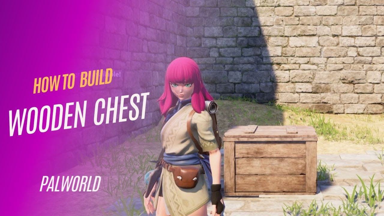 How to build a wooden chest in Palworld - YouTube