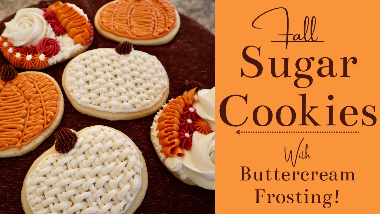 Sugar Cookies With Buttercream Frosting | Beginner Sugar Cookie ...