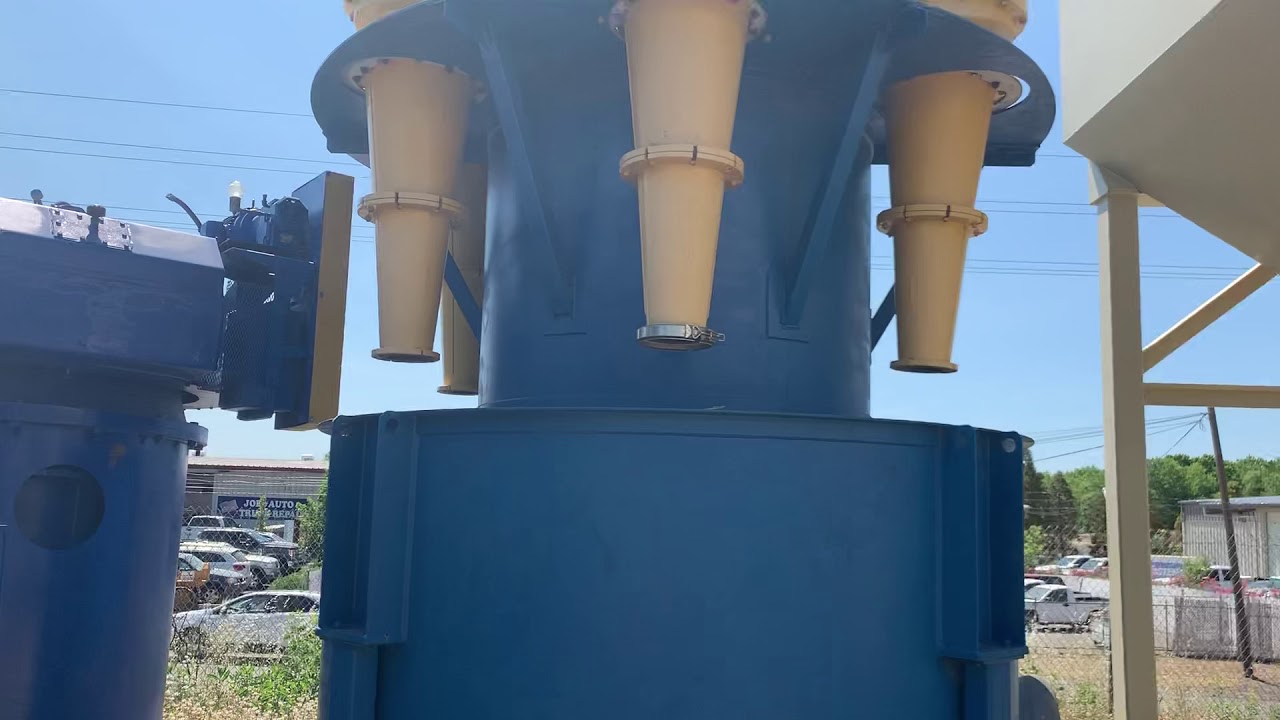 7K-RR01 WARMAN 5-Cyclone Cluster, Model 400 CVX10, w/distributor and ...