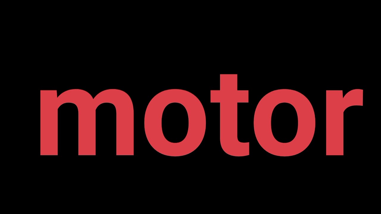 How To Pronounce motor | Pronunciation motor | How To Say motor - YouTube