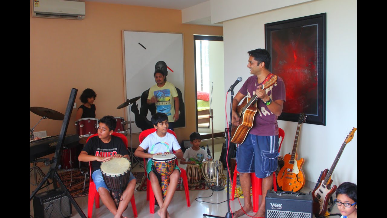 Jamming with the kids - YouTube