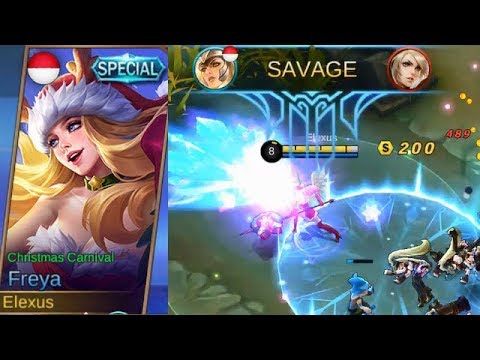 Freya Special Skin Christmas Carnival Gameplay (Better Than Epic ...