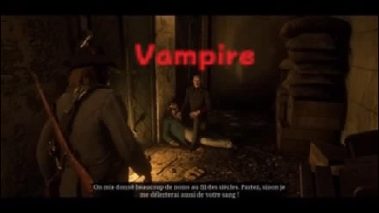 Je trouve enfin le vampire! Rdr2 part2 - YouTube