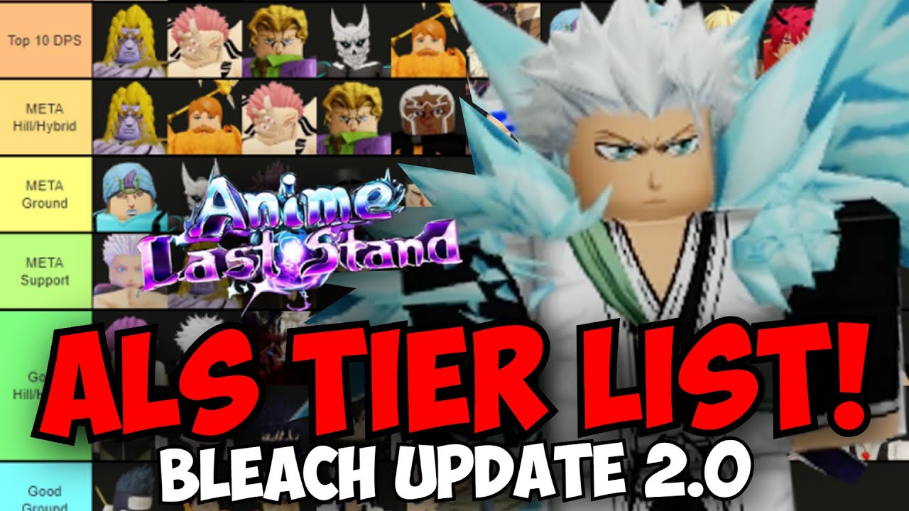 Anime Last Stand All Unit Tier List! (Bleach 2.0 Update!) - YouTube