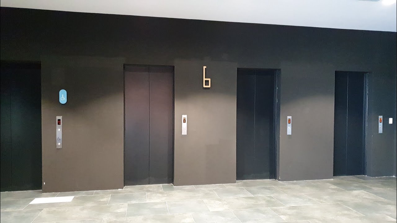 GFC 568 elevators@Tainan Main Library, Taiwan - YouTube