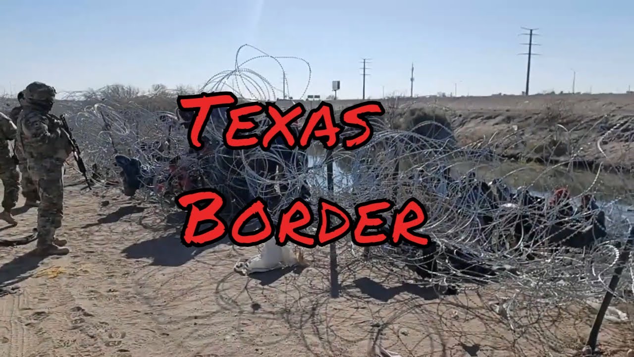 Texas National Guard Maintains Security at Border - YouTube