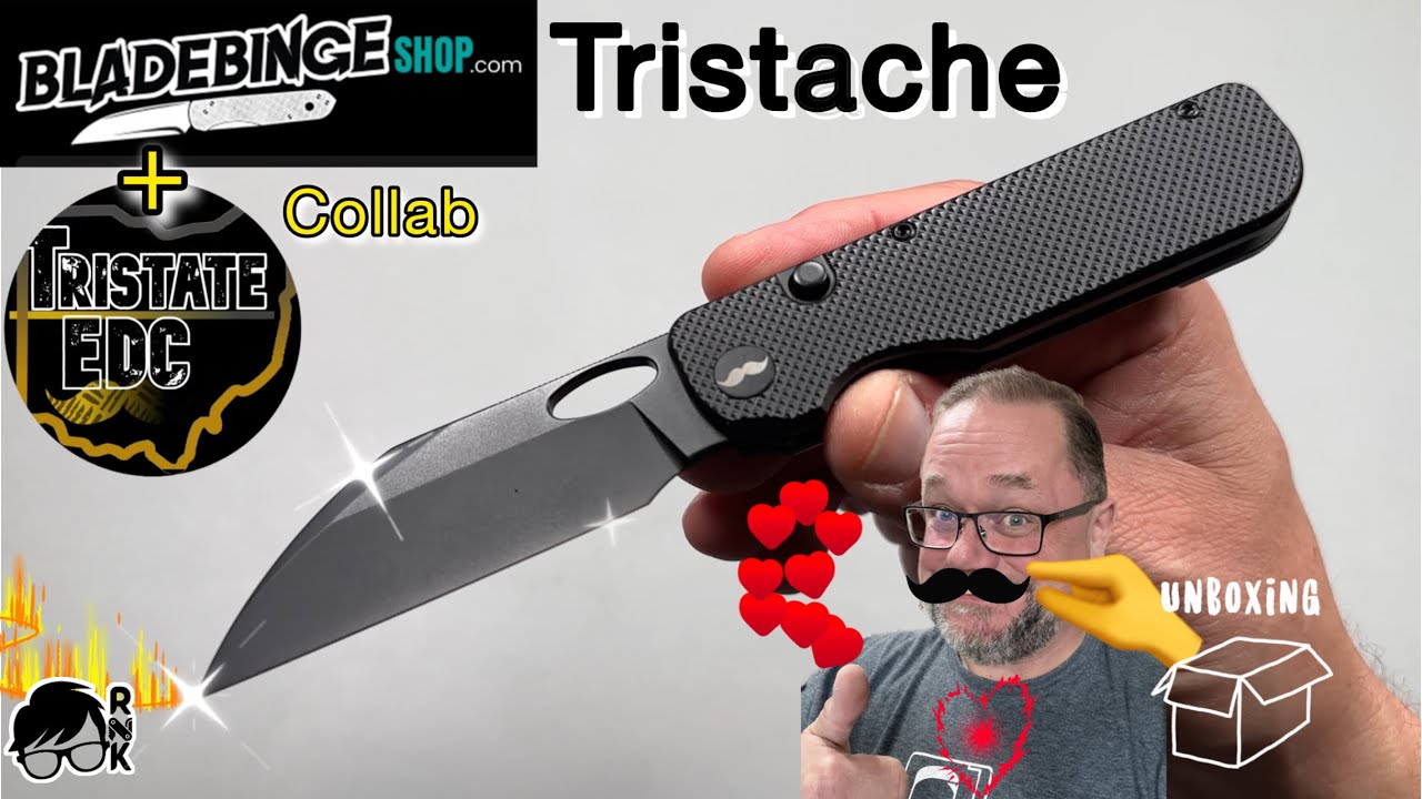 Unboxing an epic Tristate_EDC & BladeBinge collab prototype… the Tristache knife… oh, it’s good ...