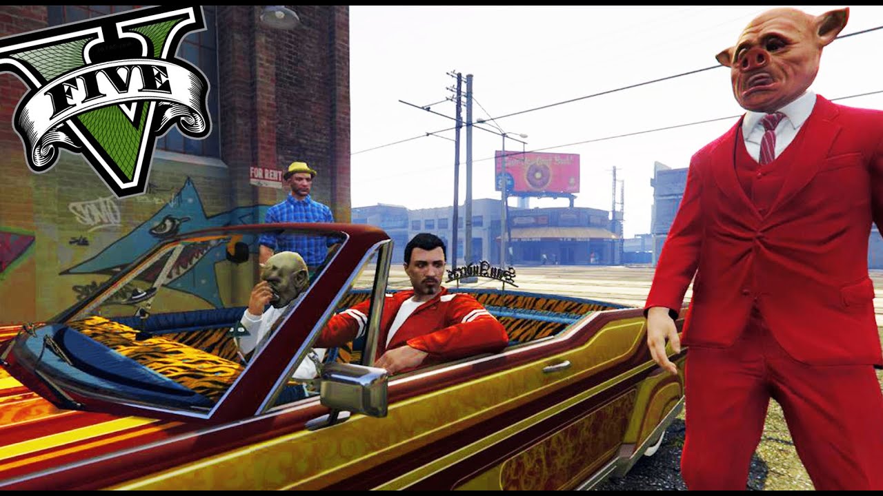 GTA V Online - LOS NIGGIS DE LA CIUDAD XD - NexxuzHD - YouTube