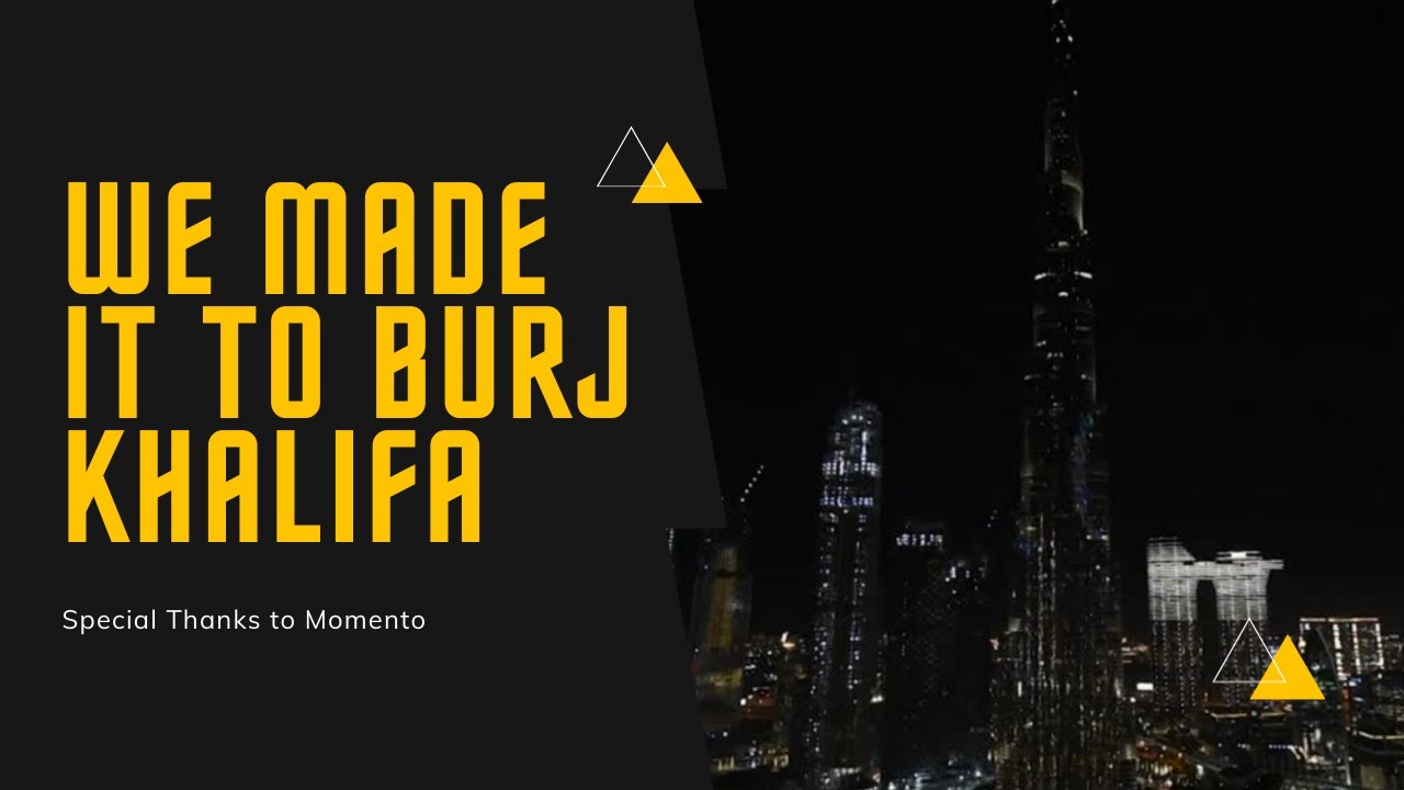 Queppelin x Momento - Burj Khalifa - YouTube
