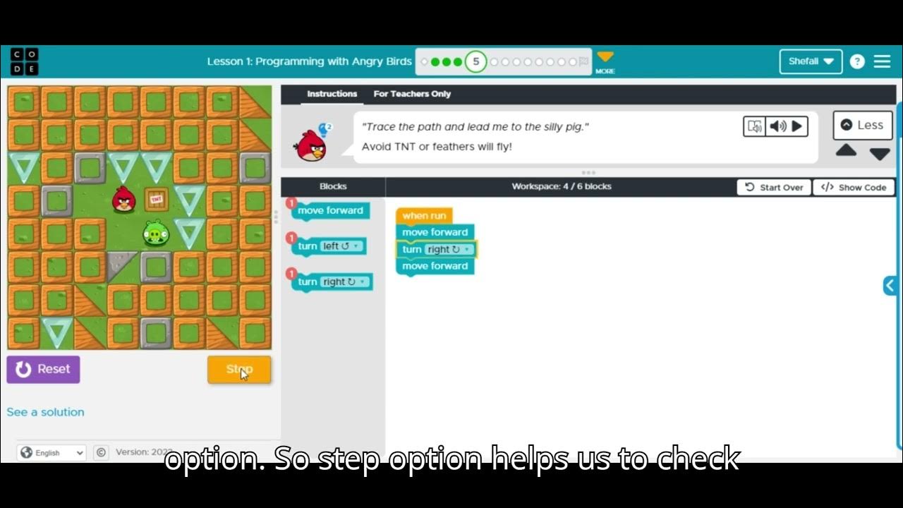 Lesson 1 | Programming with Angry Birds | Skill Building | Part 4 | Code Studio - YouTube