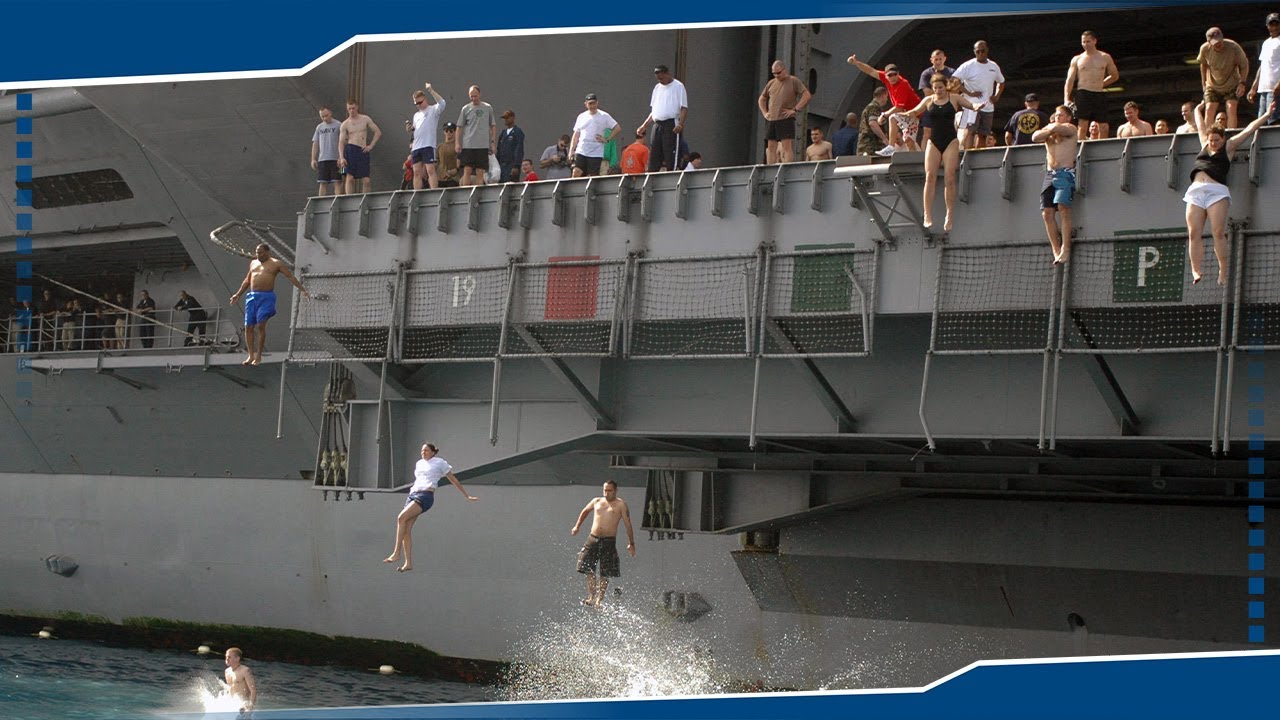 Here's What Happens When US Navy Sailor Loses Grip & Falls Off an ...