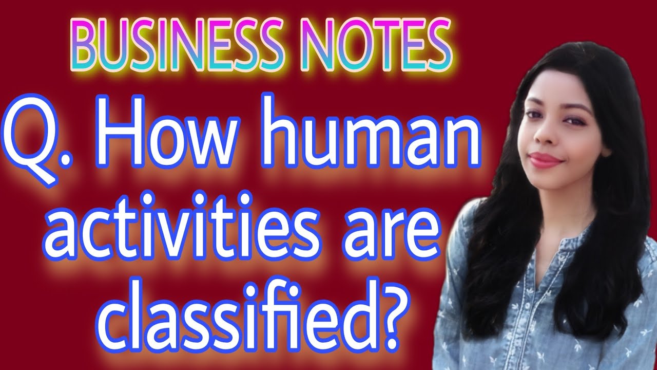 Business Studies Notes | Classification of human activities | commerce ...