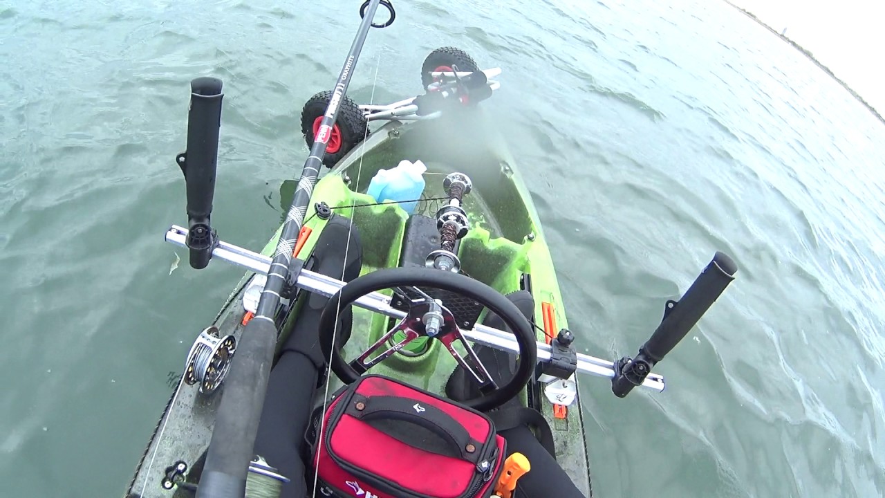 Motorized Ocean kayak part 2 - YouTube