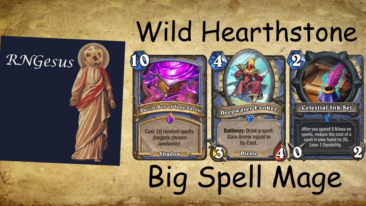 Wild[Hearthstone] - Big Spell Mage - Festival of Legends - YouTube