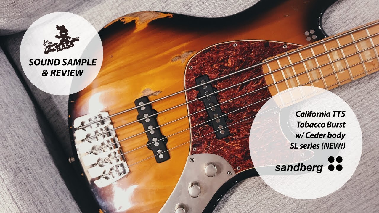 Sandberg TT5 Tobacco Burst, SL series - YouTube