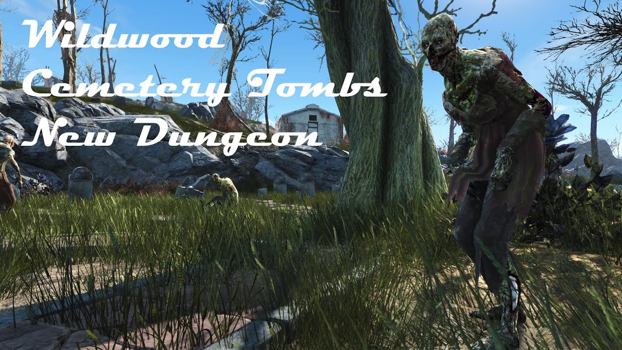 Fallout 4 Mods - Wildwood Cemetery Tombs - A Dungeon Below - YouTube