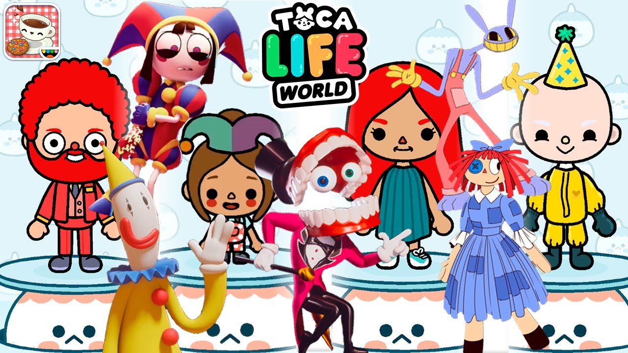 🔥🔥All The Characters Of The Amazing Digital Circus in Toca Boca🌈/💥Toca ...