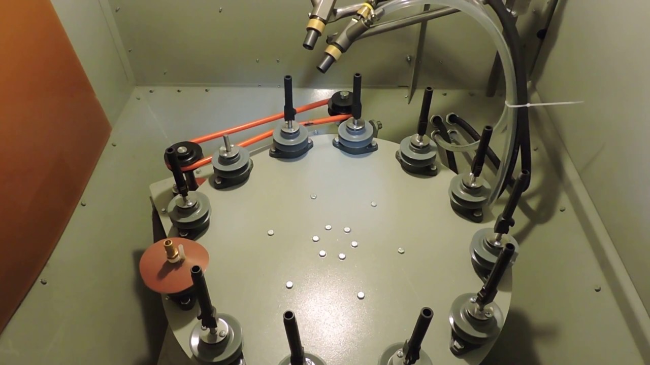 Adder Automatic Blast Machine Part III - YouTube