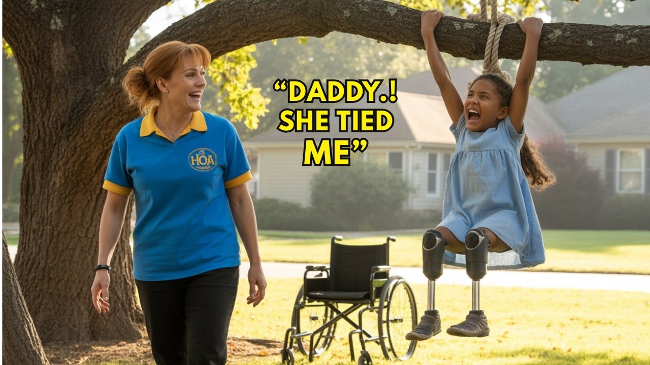 HOA Karen Hangs My Disabled Daughter From Tree in the Backyard, Unaware ...